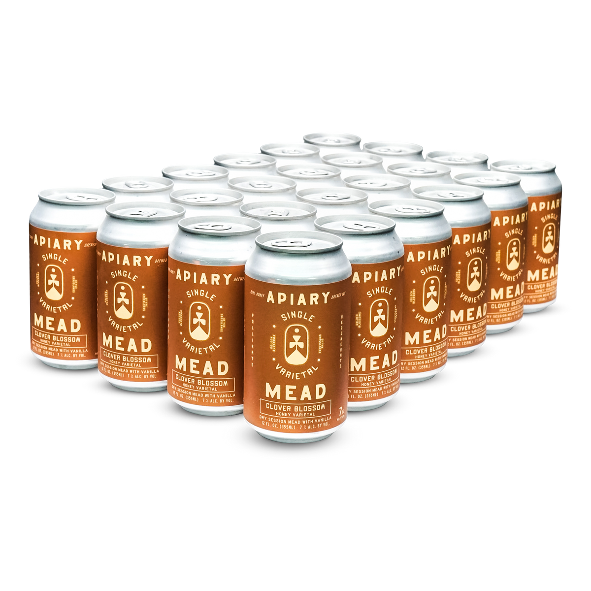VANILLA CLOVER MEAD • WHOLESALE CASE of 24 x 12oz – Apiary Beverage Co.